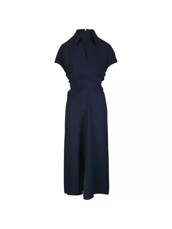 Brunello Cucinelli Collared Gathered Dress