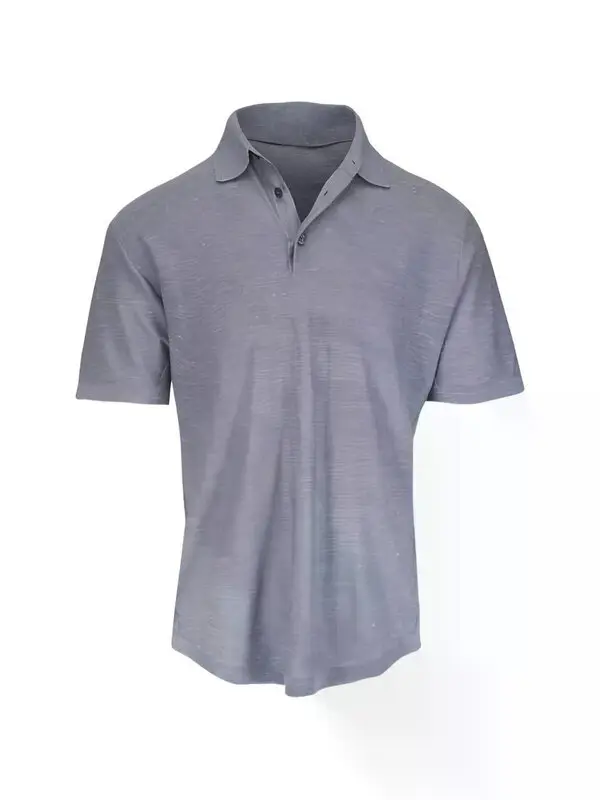 Brioni Buttoned Polo Shirt - Grey