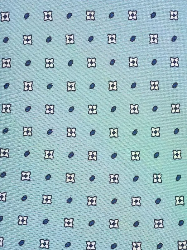 Canali Patterned Tie - Blue
