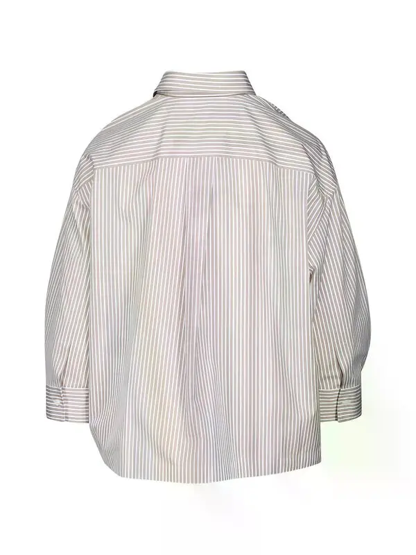 Brunello Cucinelli Striped Shirt - Neutrals