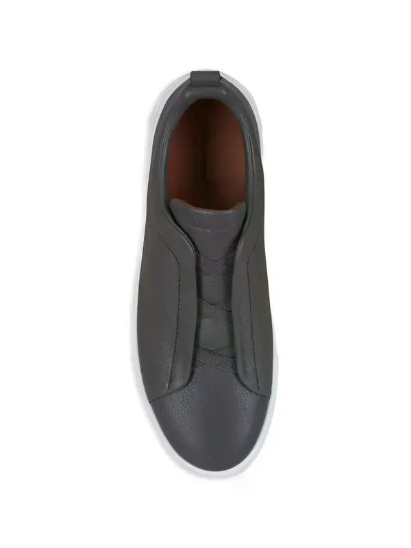 Zegna Triple Stitch Sneakers - Grey