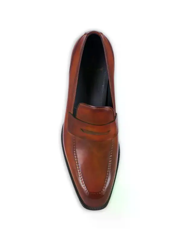 Di Bianco Penny Leather Loafers