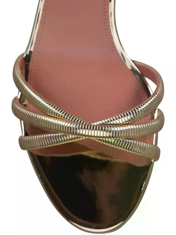 AQUAZZURA Heatwave Strappy Sandals - Gold