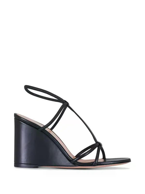 GIANVITO ROSSI Strappy Wedge Sandals