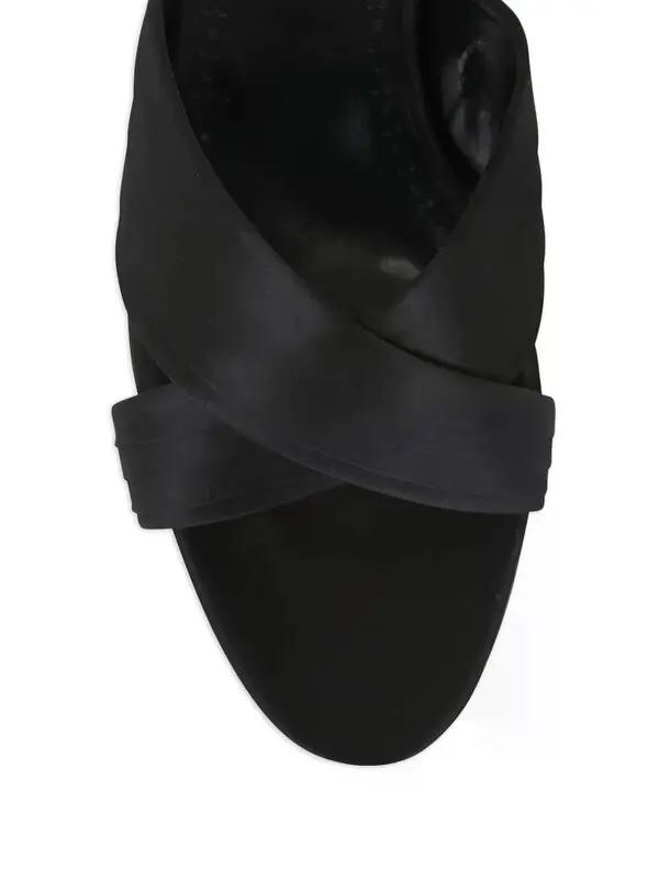 Manolo Blahnik Crossover Strap Sandals