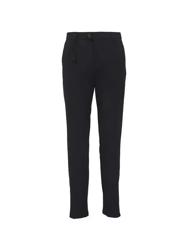 Marco Pescarolo Belt-loop Pocket Trousers - Blue