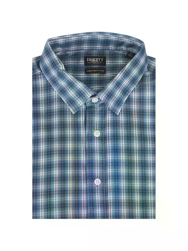 Faherty Brand Plaid Shirt - Blue