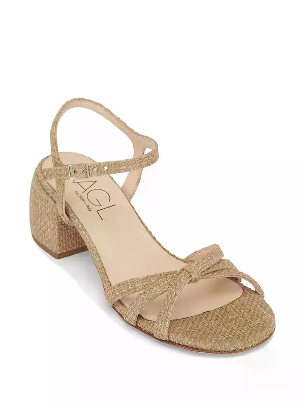 Agl Bow Strappy Sandals - Neutrals