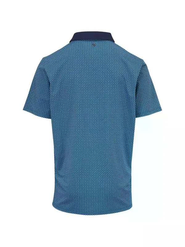 Greyson Polka Dot Polo Shirt - Blue