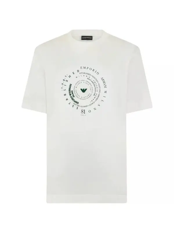 Emporio Armani Printed T-shirt - White