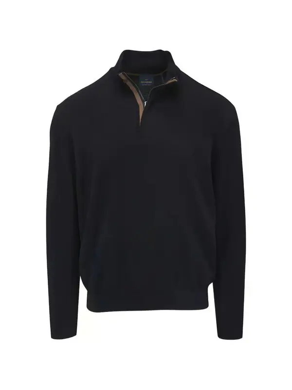 Paul & Shark Zipped Sweater - Blue