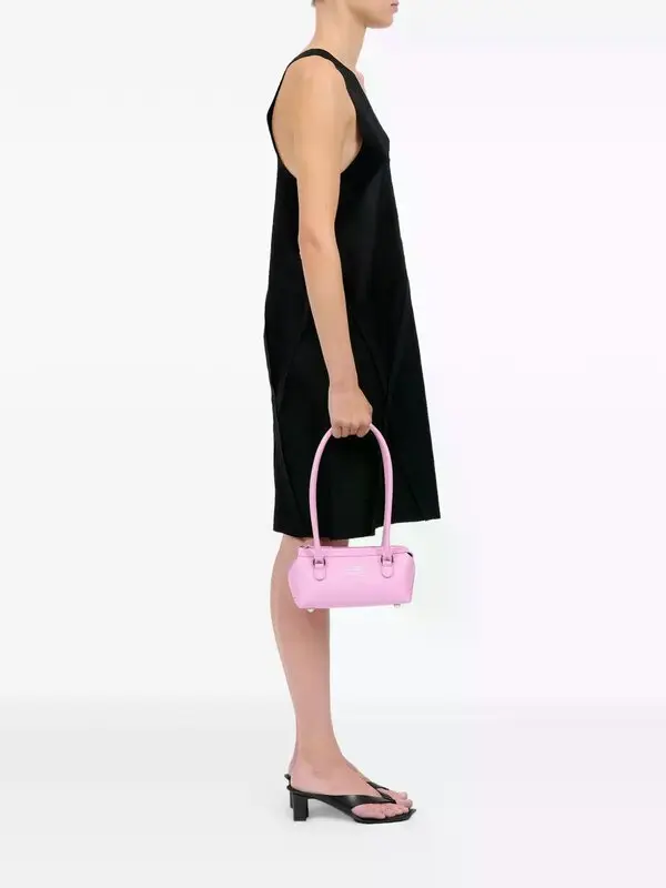 MAISON MARGIELA Mini Bauletto J Zip Leather Shoulder Bag - Pink