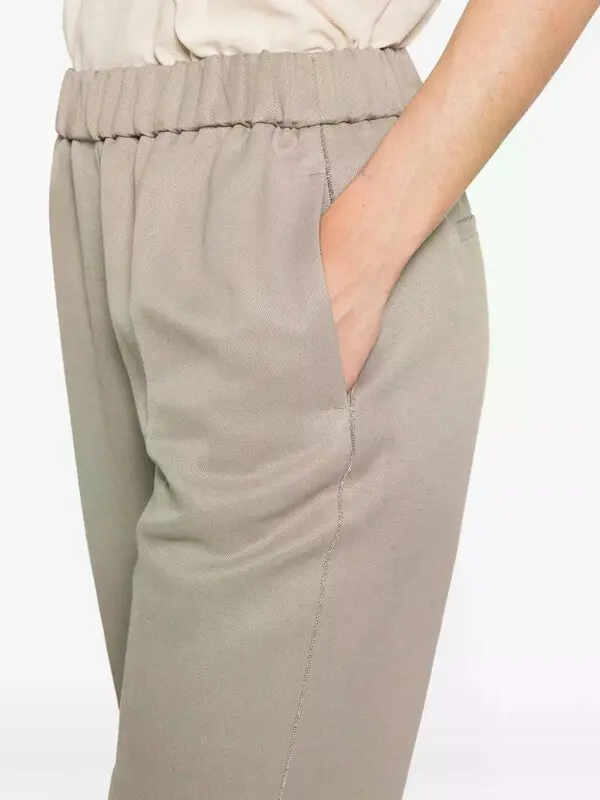 Peserico Elasticated-waistband Trousers