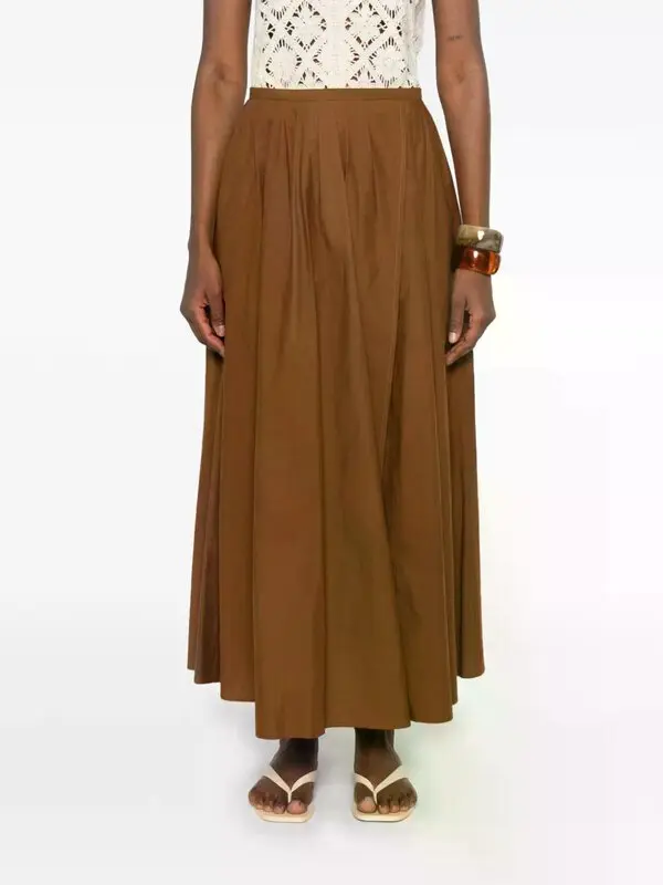 FORTE_FORTE Pleated Midi Skirt