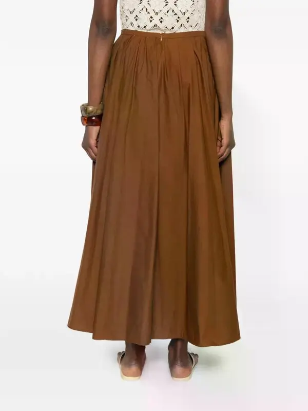 FORTE_FORTE Pleated Midi Skirt