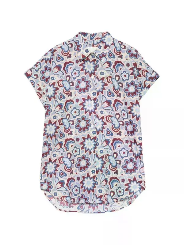 XACUS Floral-print Shirt
