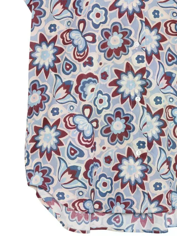 XACUS Floral-print Shirt