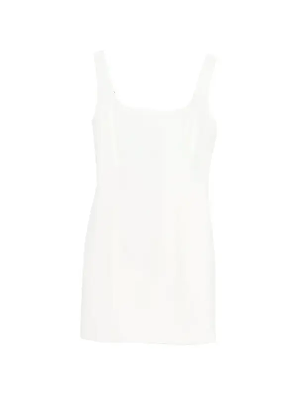 Liu Jo Square Neck Sleeveless Sheath Dress With Buckles
