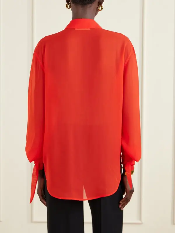 THE FRANKIE SHOP Verline Chiffon Shirt