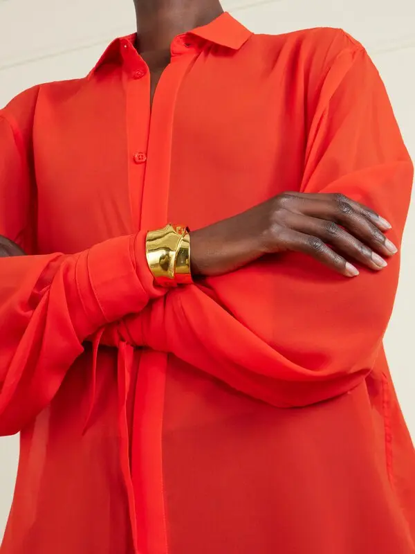 THE FRANKIE SHOP Verline Chiffon Shirt