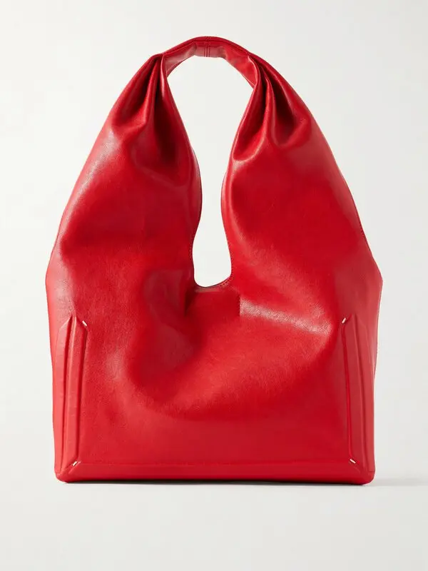 MAISON MARGIELA Box Leather Shoulder Bag