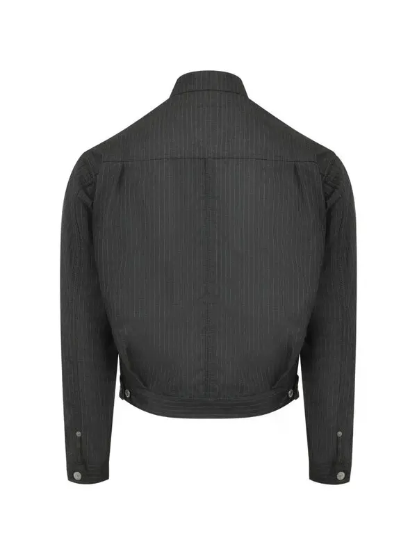 Junya Watanabe X Levi's Pinstripe Overshirt - Black