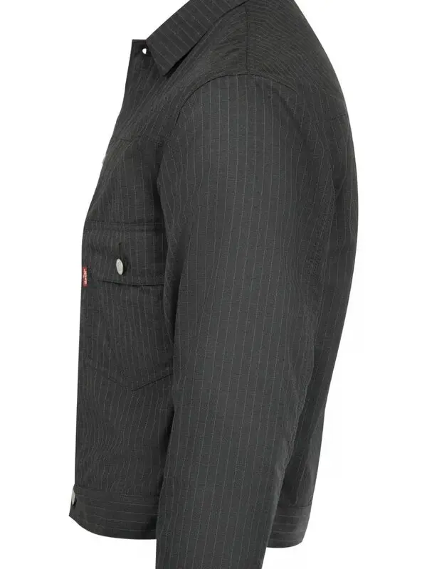 Junya Watanabe X Levi's Pinstripe Overshirt - Black
