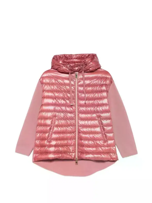 Herno Hooded Zipped Jacket - Pink