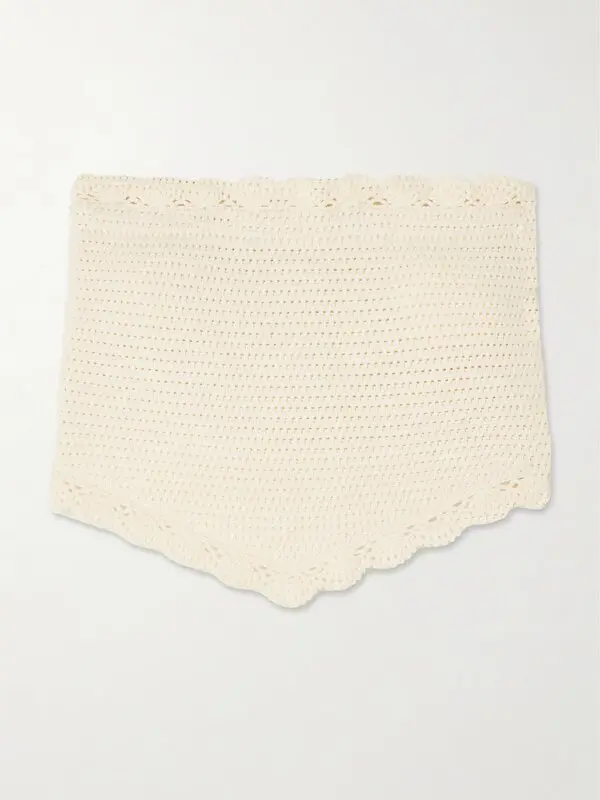 Posse Dylan Cropped Strapless Top