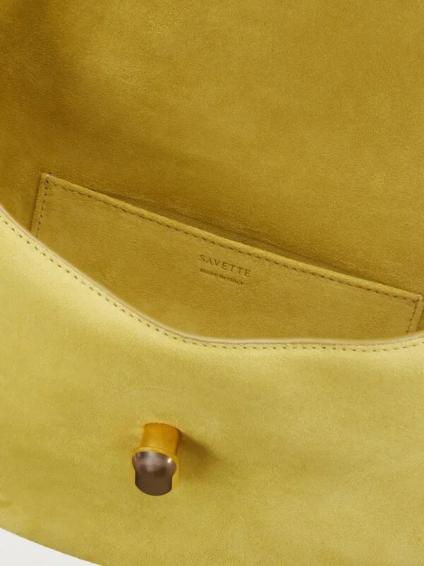 Savette Tondo Small Suede Shoulder Bag