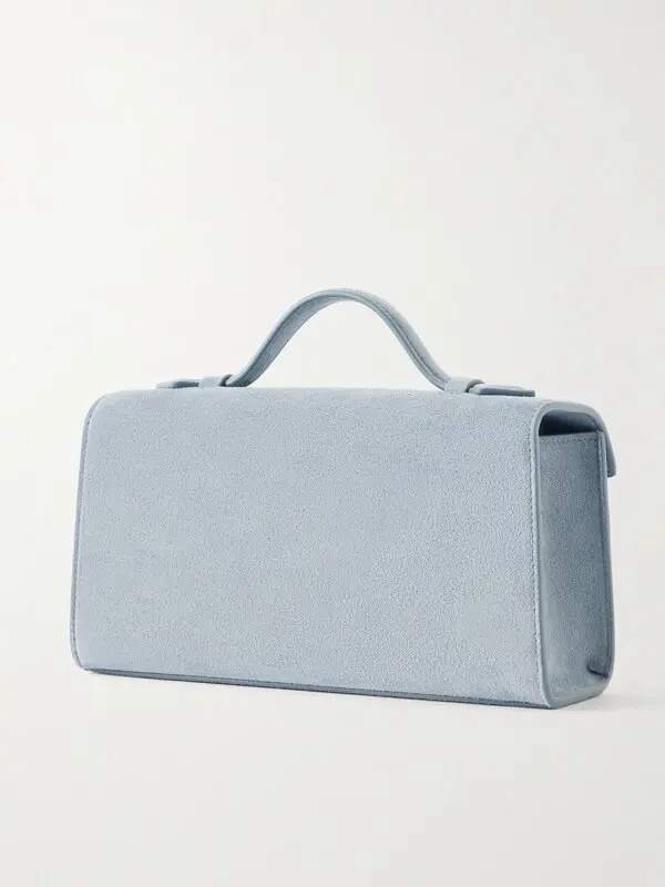 Savette Symmetry Pochette Suede Tote - Blue