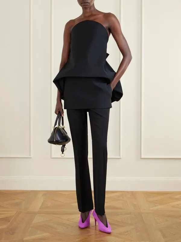 Balenciaga Wool-blend Mini Balloon Dress