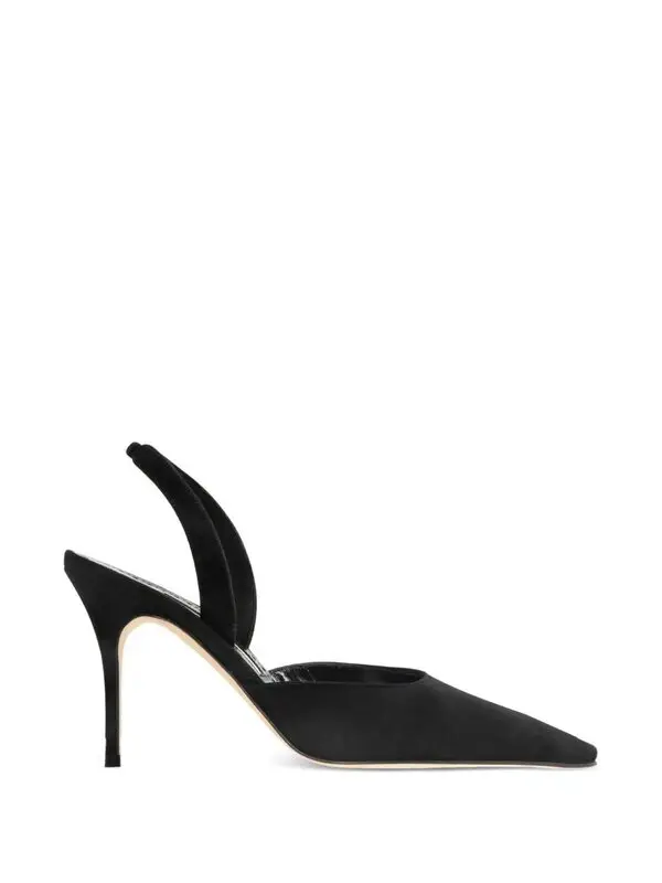 Manolo Blahnik Carolyne Slingback Pumps - Black