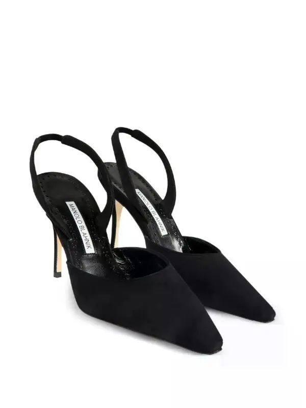 Manolo Blahnik Carolyne Slingback Pumps - Black