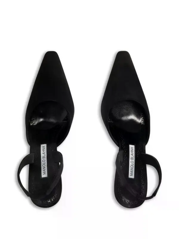 Manolo Blahnik Carolyne Slingback Pumps - Black