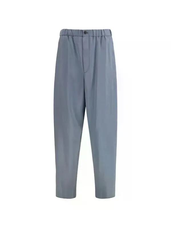 Giorgio Armani Wide-leg Tailored Trousers - Grey