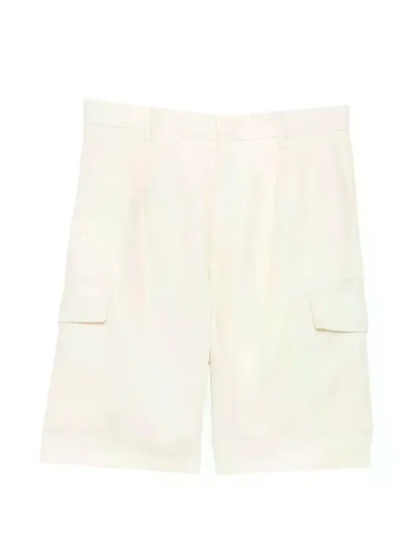 Tagliatore Pleated Cargo Trousers - Neutrals