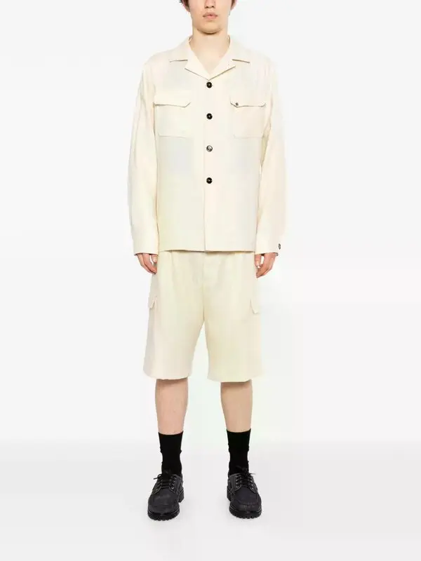 Tagliatore Pleated Cargo Trousers - Neutrals