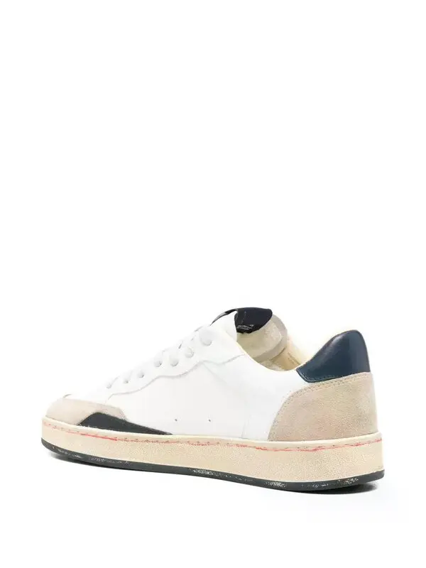 CRIME LONDON Chelsea Suede Panel Sneakers - White