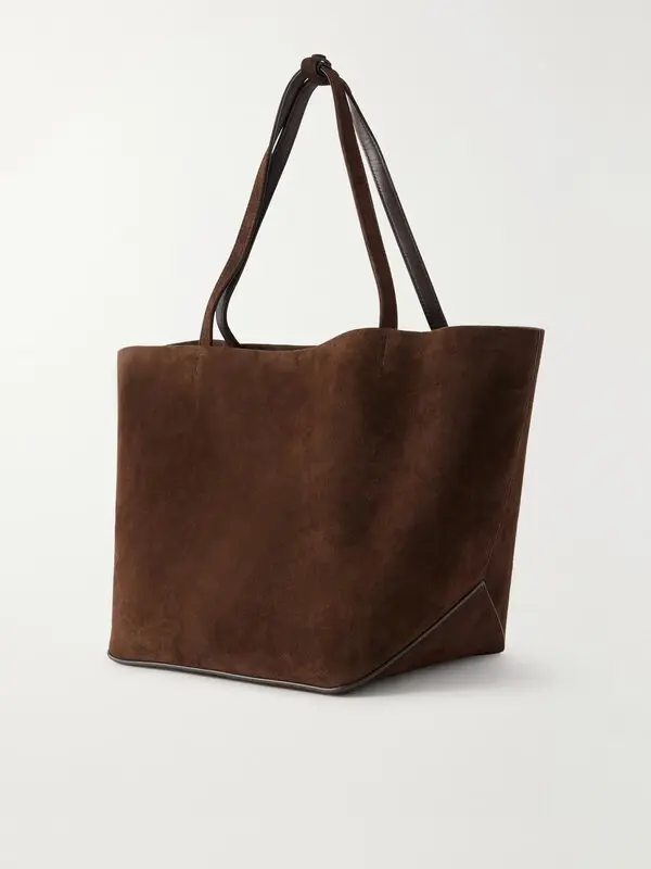 THE ROW Park Suede Tote - Brown