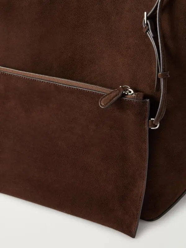 THE ROW Park Suede Tote - Brown