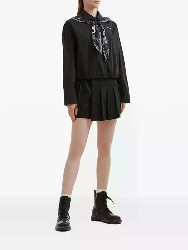 MUSIUM DIV. Printed Scarf Cotton Jacket