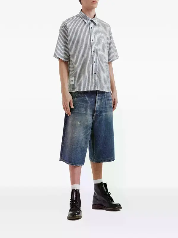 Izzue Striped Button-fastening Shirt