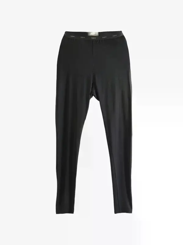 Yohji Yamamoto Logo Waistband Leggings