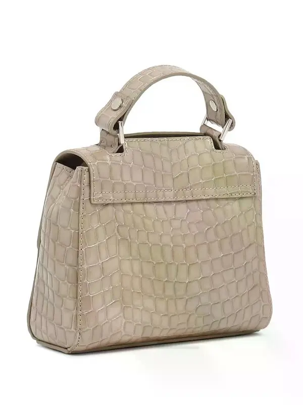 Orciani Xs Sveva Cocco Glow Tote Bag - Neutrals