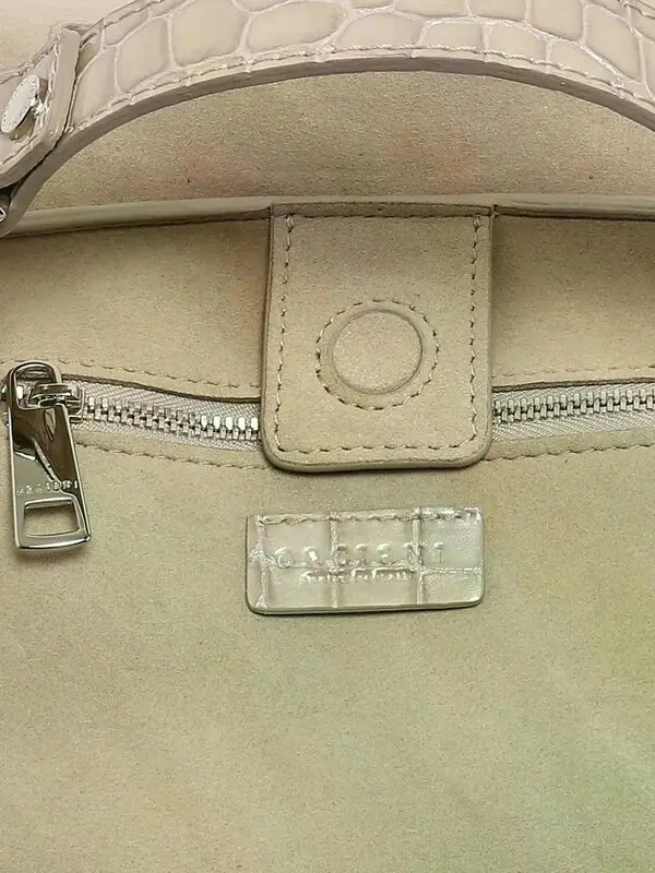 Orciani Xs Sveva Cocco Glow Tote Bag - Neutrals