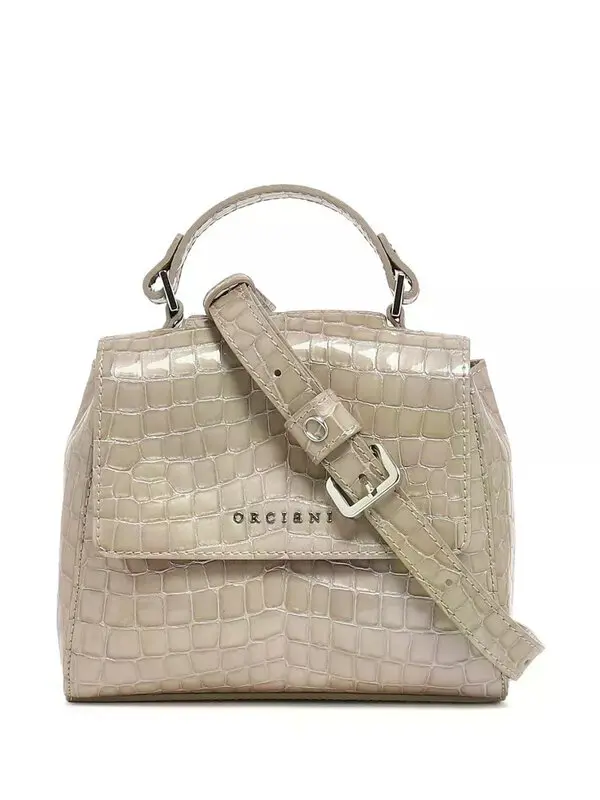 Orciani Xs Sveva Cocco Glow Tote Bag - Neutrals