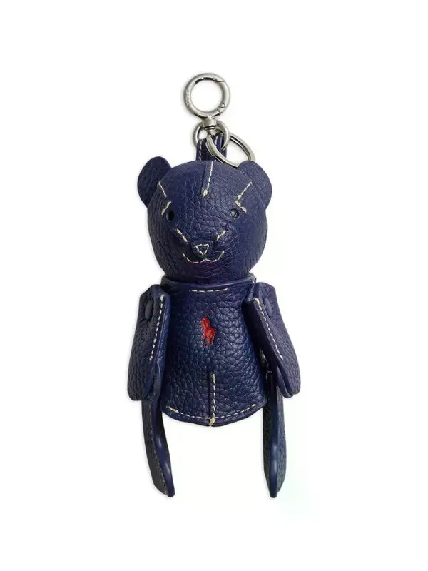 Polo Ralph Lauren Polo Bear Leather Bag Charm - Blue