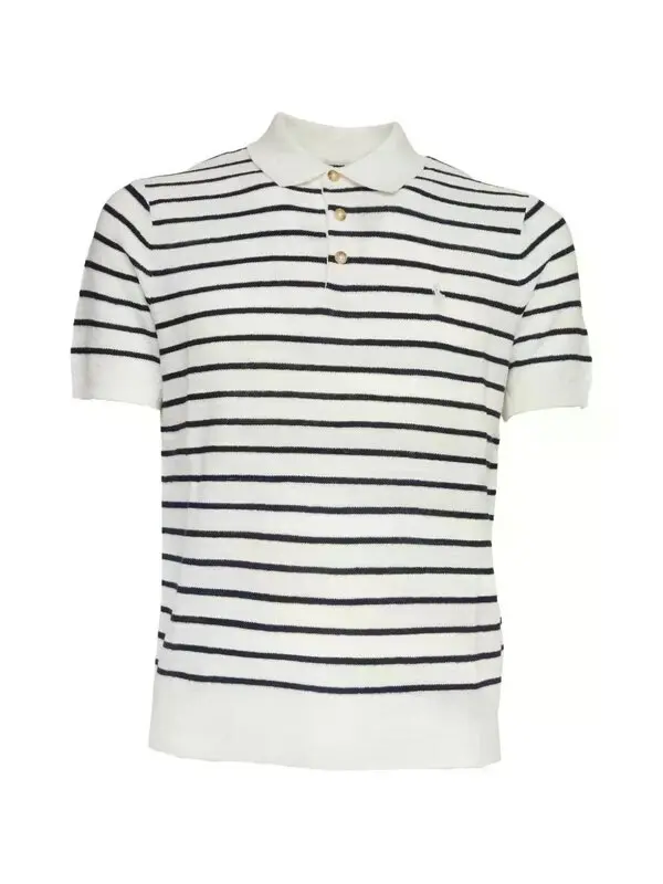 Polo Ralph Lauren Striped Polo Shirt - White