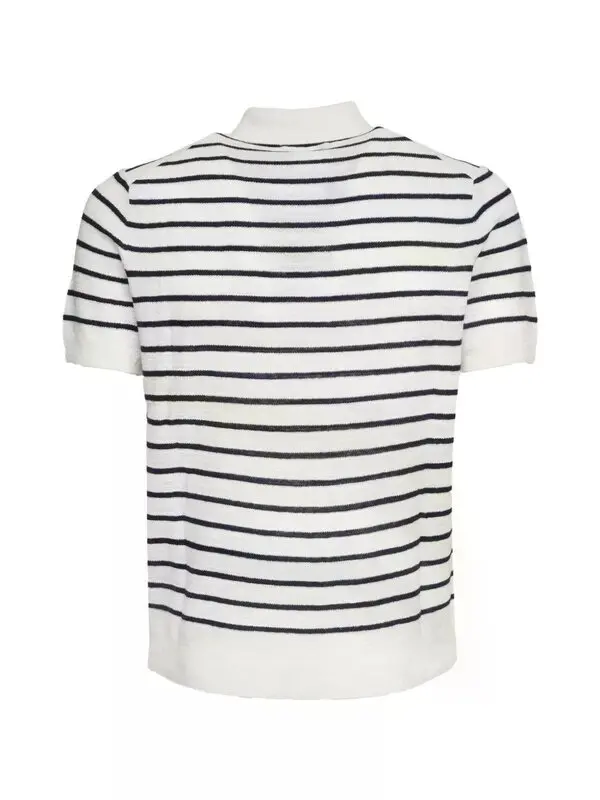 Polo Ralph Lauren Striped Polo Shirt - White